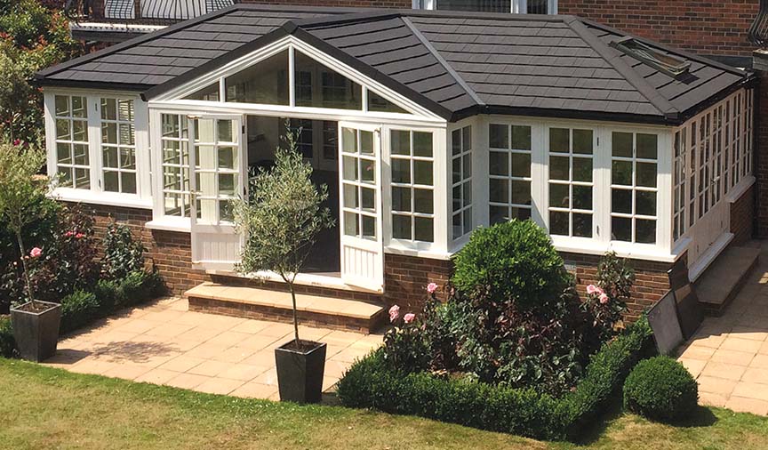Solid roof conservatory: The ORIGINAL Guardian Warm Roof